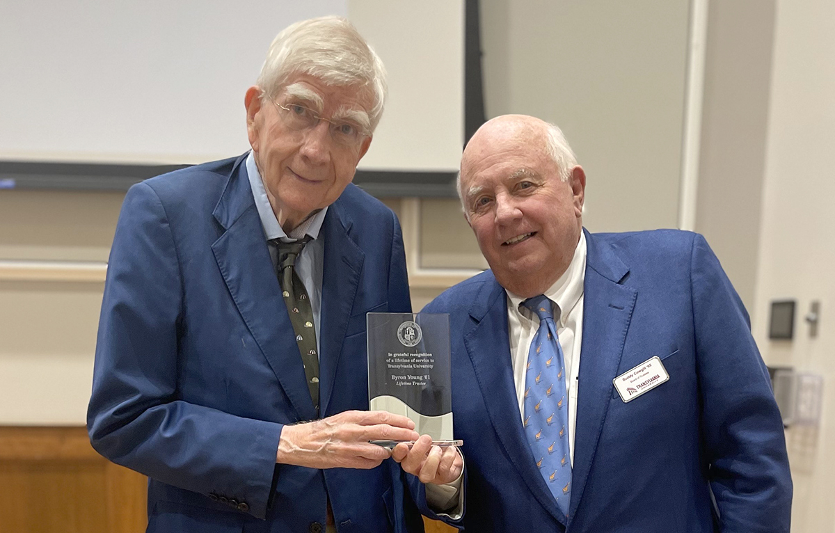 Transylvania welcomes new trustees, honors longtime board member ...